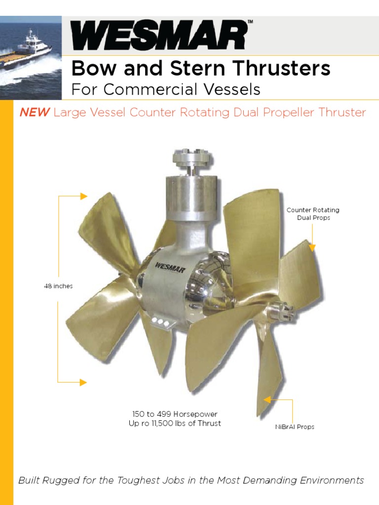 Bow and Stern Thrusters: For Commercial Vessels | Download Free PDF ...