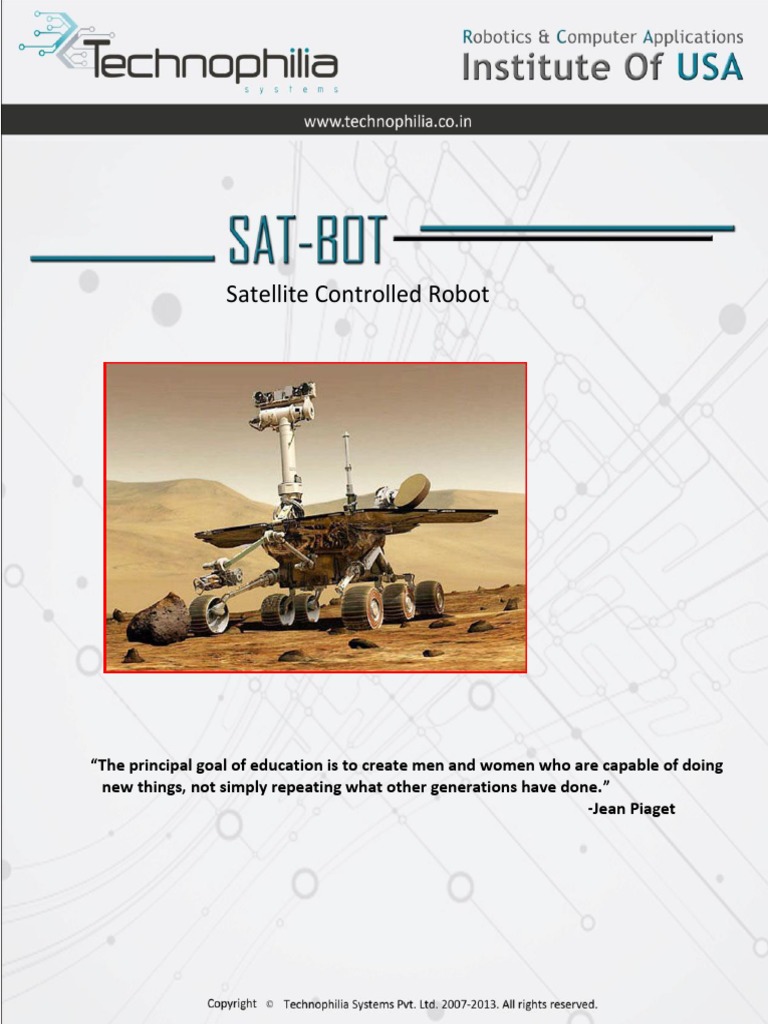 Satellite Controlled Robot | PDF | Microcontroller | Digital Electronics