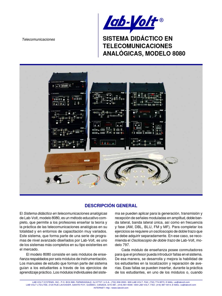 Lab Volt | PDF | Modulación de frecuencia | Modulación