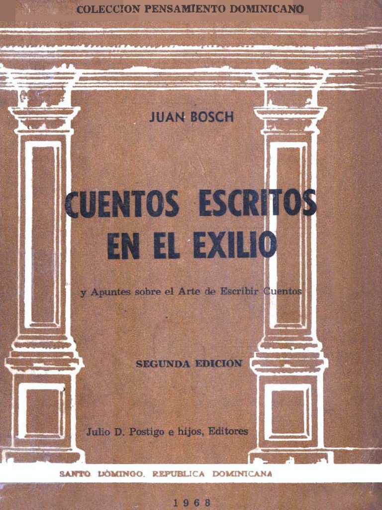 Juan Bosch - Cuentos Escritos en El Exilio | PDF | Cuentos | Novelas