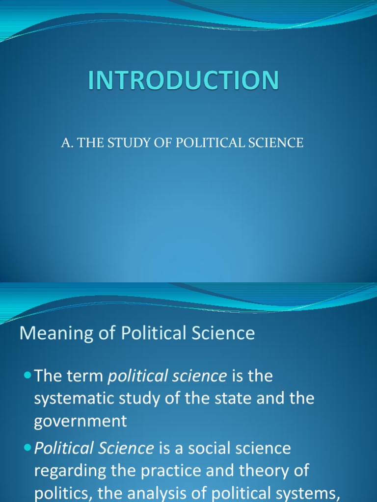Introduction To Political Science | PDF | Citizenship | Sovereignty