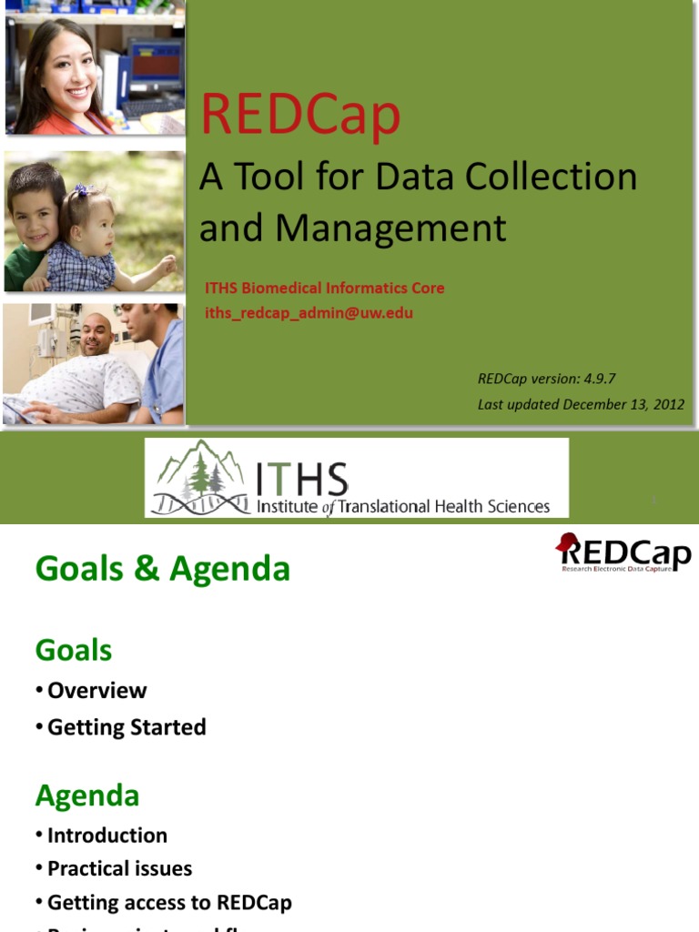 Redcap: A Tool For Data Collection and Management | PDF | Information ...