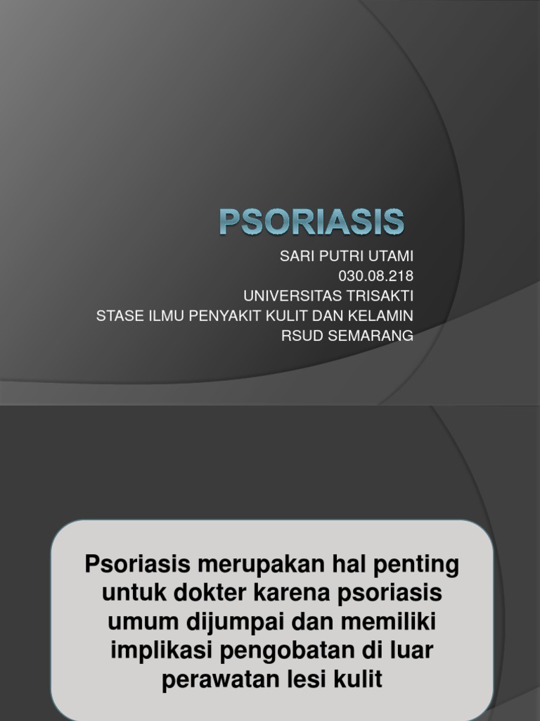 Psoriasis PPT Ready | PDF