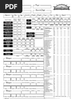 5.5e Sheet | PDF | D20 System | Fantasy Role Playing Games