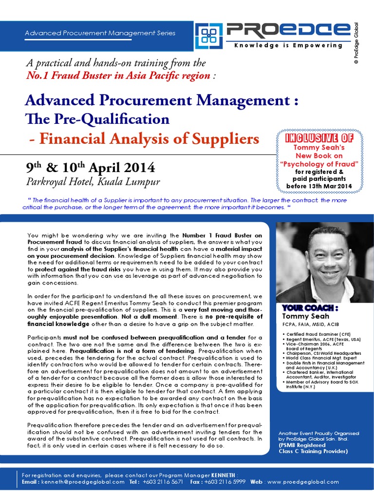 Procurement Fraud Management Series | PDF | Procurement | Audit