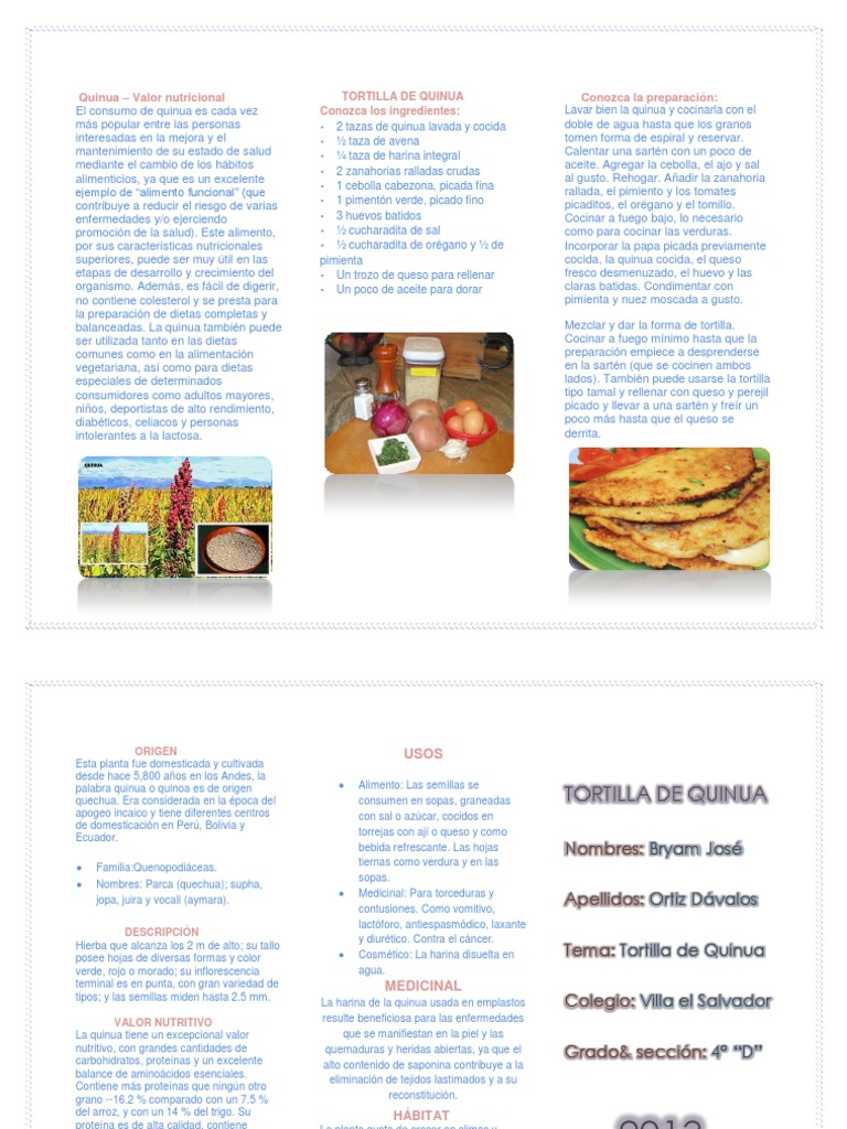 La Quinua | PDF | Quinua | Cocina