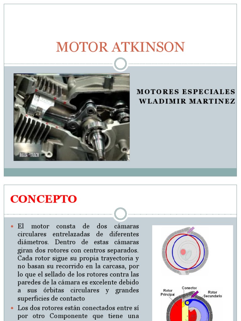 Motor Atkinson Martinez | PDF | Máquinas rotativas | Máquinas