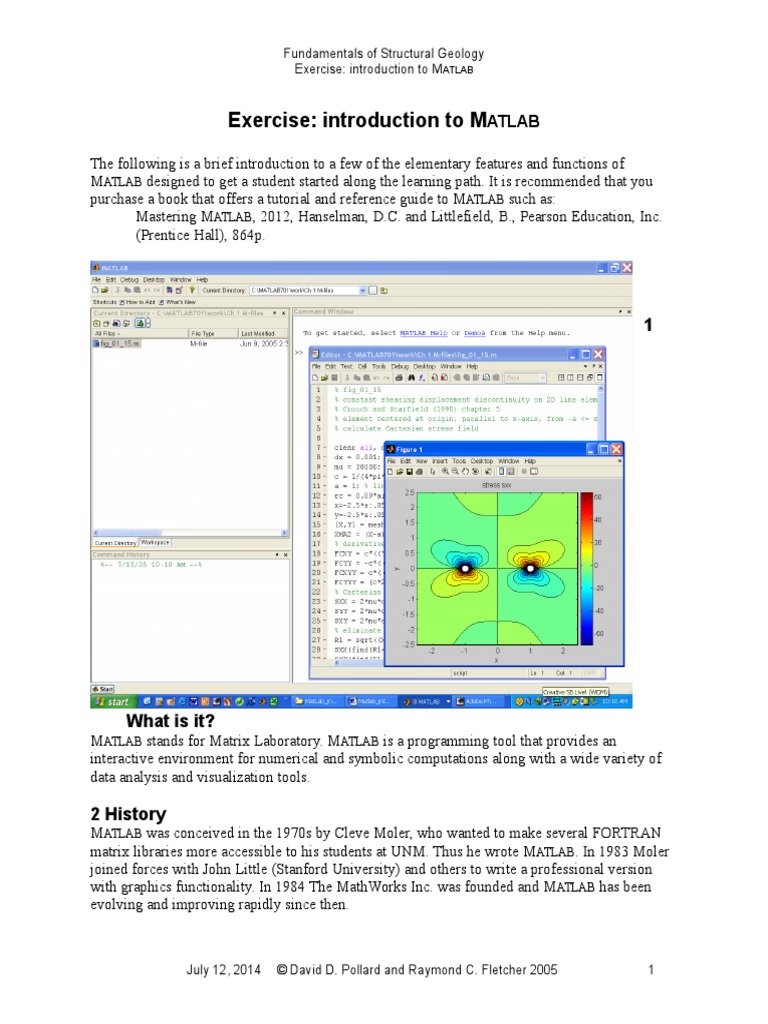 Matlab Introd | PDF | Matlab | Matrix (Mathematics)