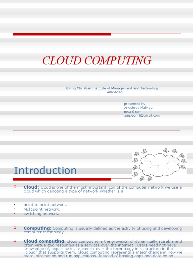 Cloud Computing | PDF | Software As A Service | Cloud Computing