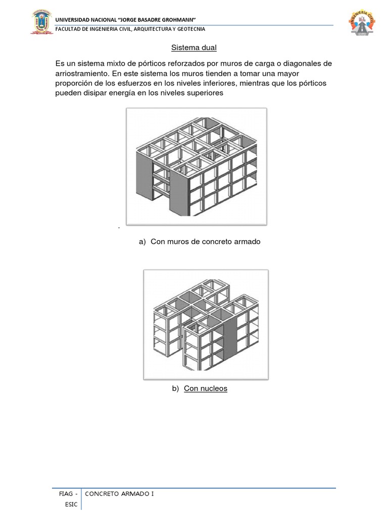 Sistema Dual | PDF | Concreto reforzado | Rigidez