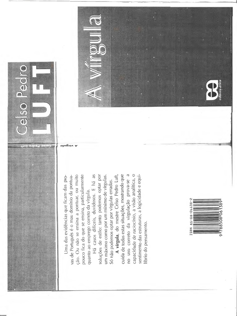 A Vírgula. Celso Pedro Luft | PDF