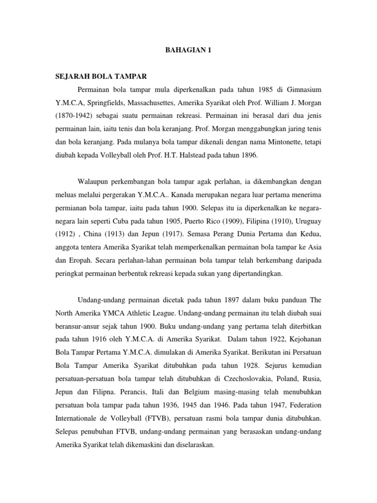 Buku Log Bola Tampar | PDF