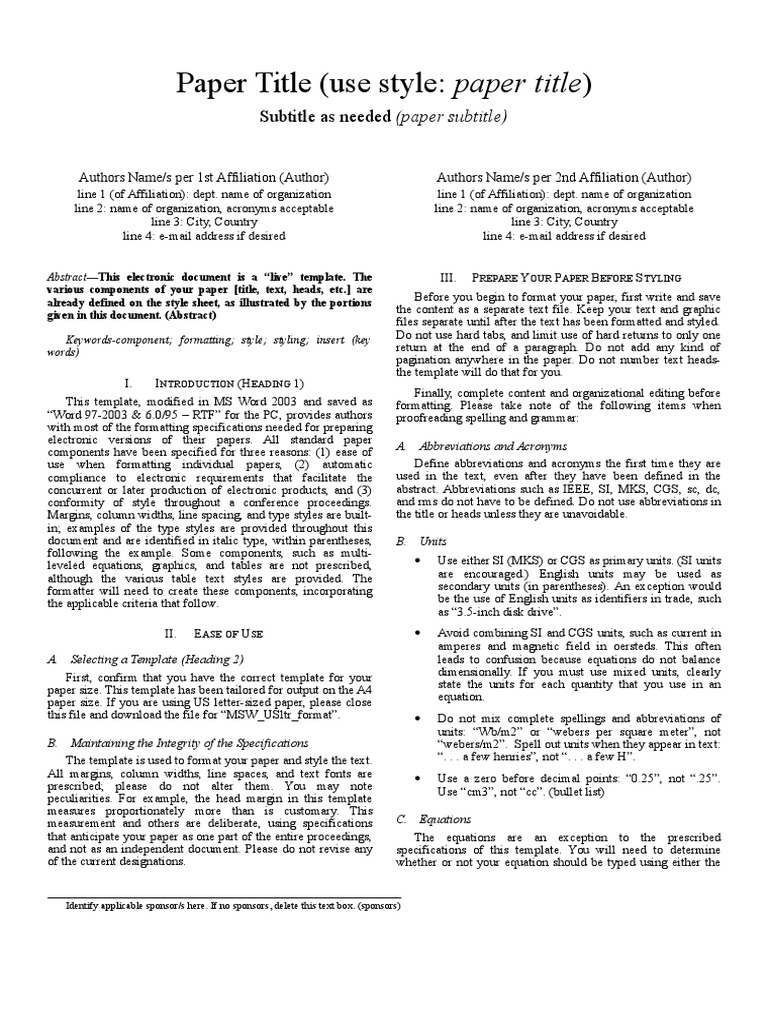 MSW A4 Format | PDF | Language Mechanics | Typographical Symbols