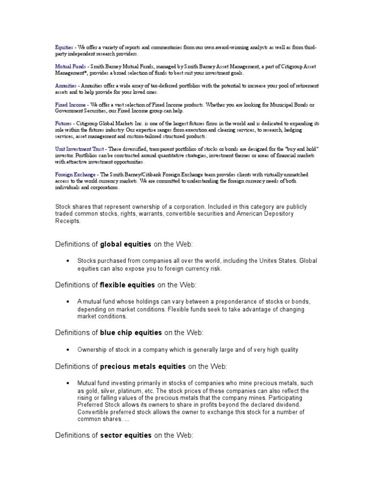 Basic Knowledge Financial Market | PDF | Mutual Funds | Stocks