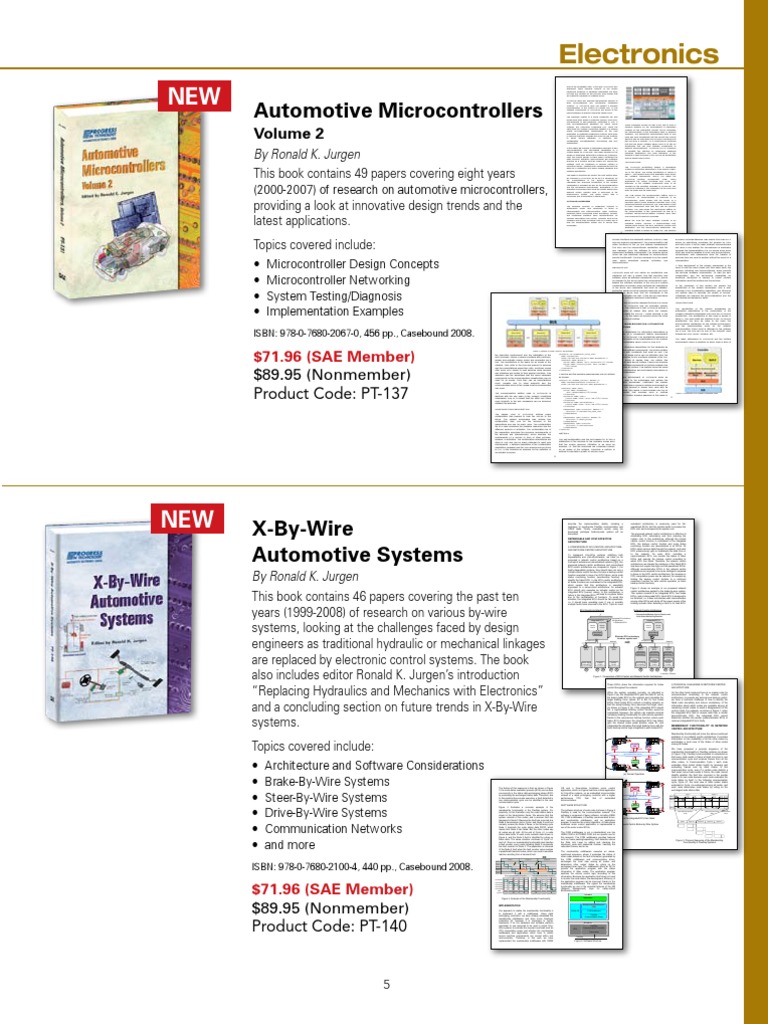 List of Automotive Electronics Books | PDF | Software Architecture ...