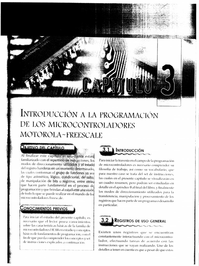 Microcontroladores Motorola - Freescale Cap 3 | PDF
