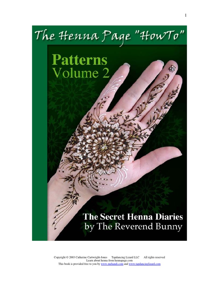 The Henna Page "How-To" Patterns Vol. 2 | PDF
