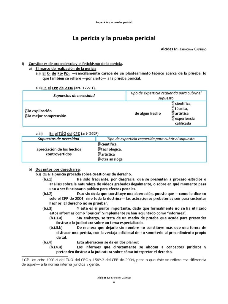 La pericia en el proceso judicial | PDF | Testigo experto | Science