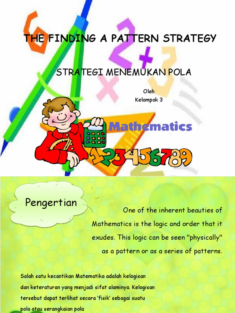Finding A Pattern Strategies | PDF