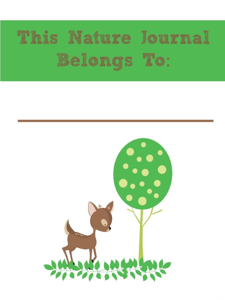 Preschool Nature Journal | PDF