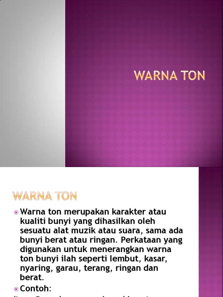 Warna Ton | PDF