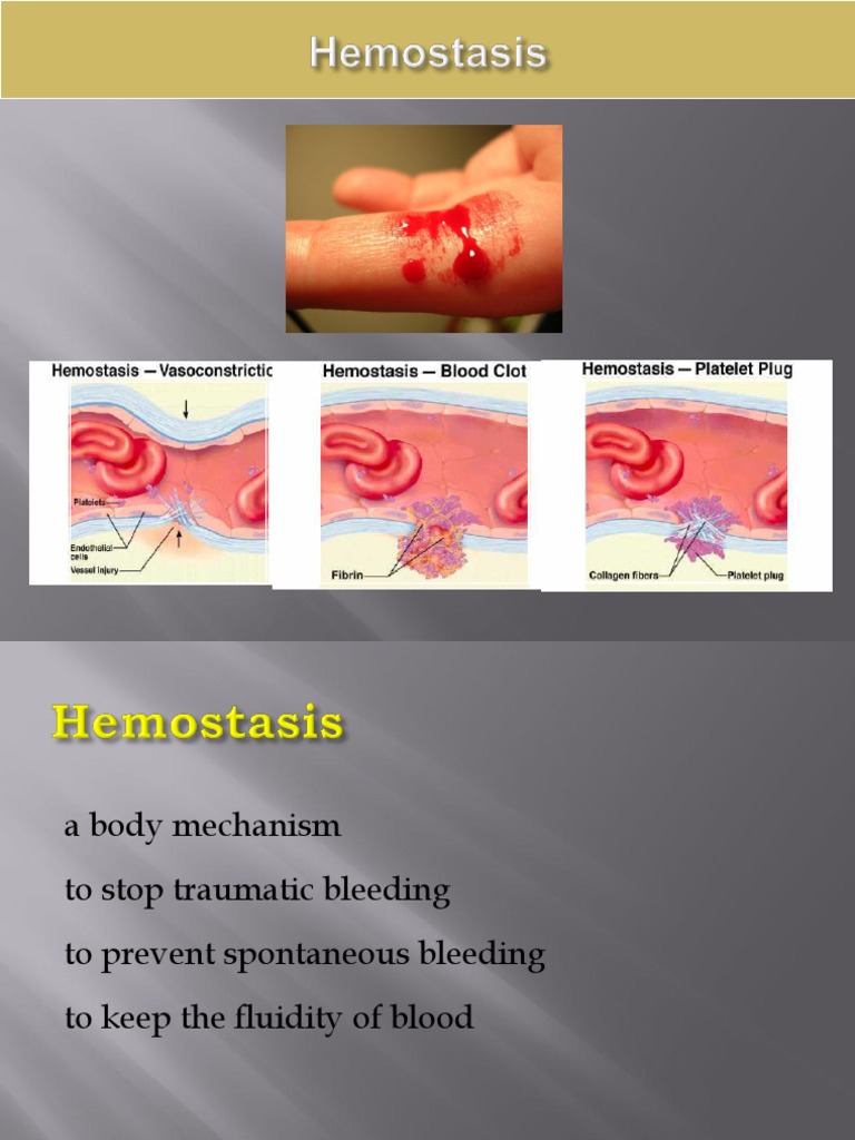 Hemostasis.pptx | Platelet | Hemostasis