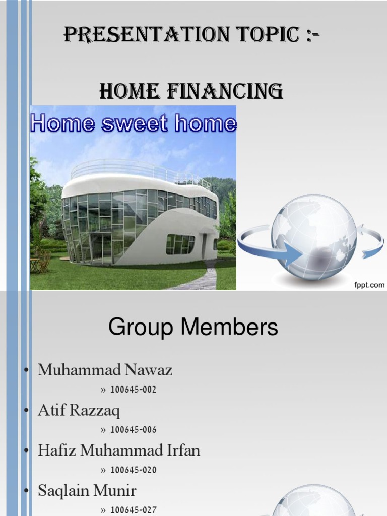 Final Presentation On Housing Loan Pdf Loans Banks