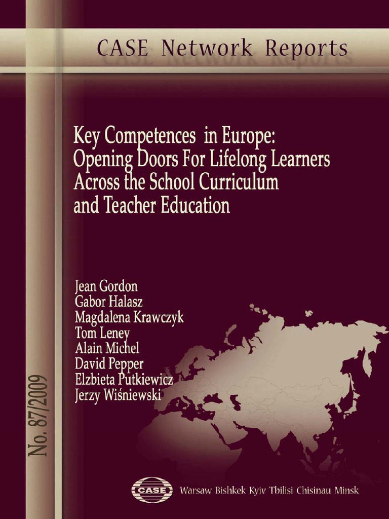 Key Competences in Europe | PDF | Educational Assessment | Teacher ...
