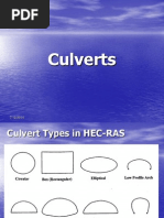 HEC-RAS Culvert Modeling Techniques | PDF | Fluid Mechanics | Mechanics
