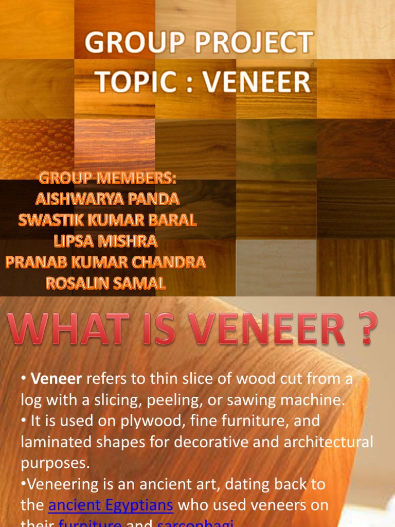 Building Material: VENEERS | PDF | Wood Veneer | Wood