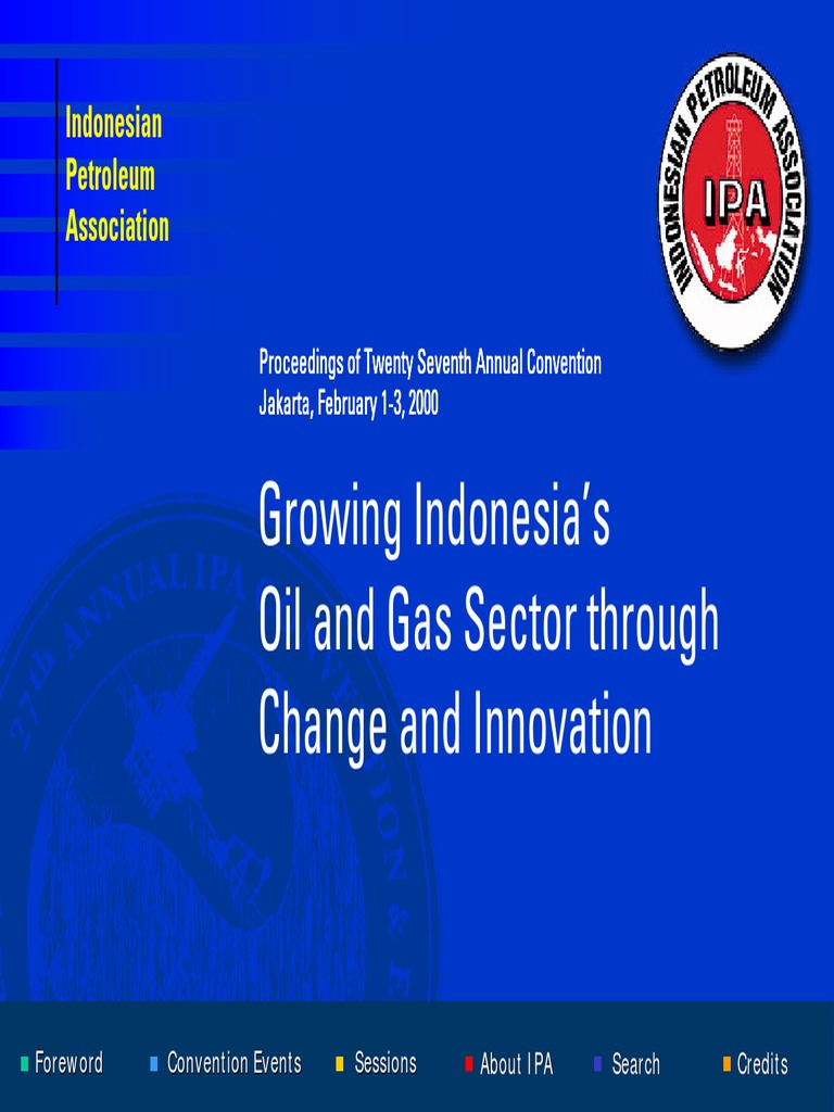 IPA | PDF | Indonesia | Petroleum
