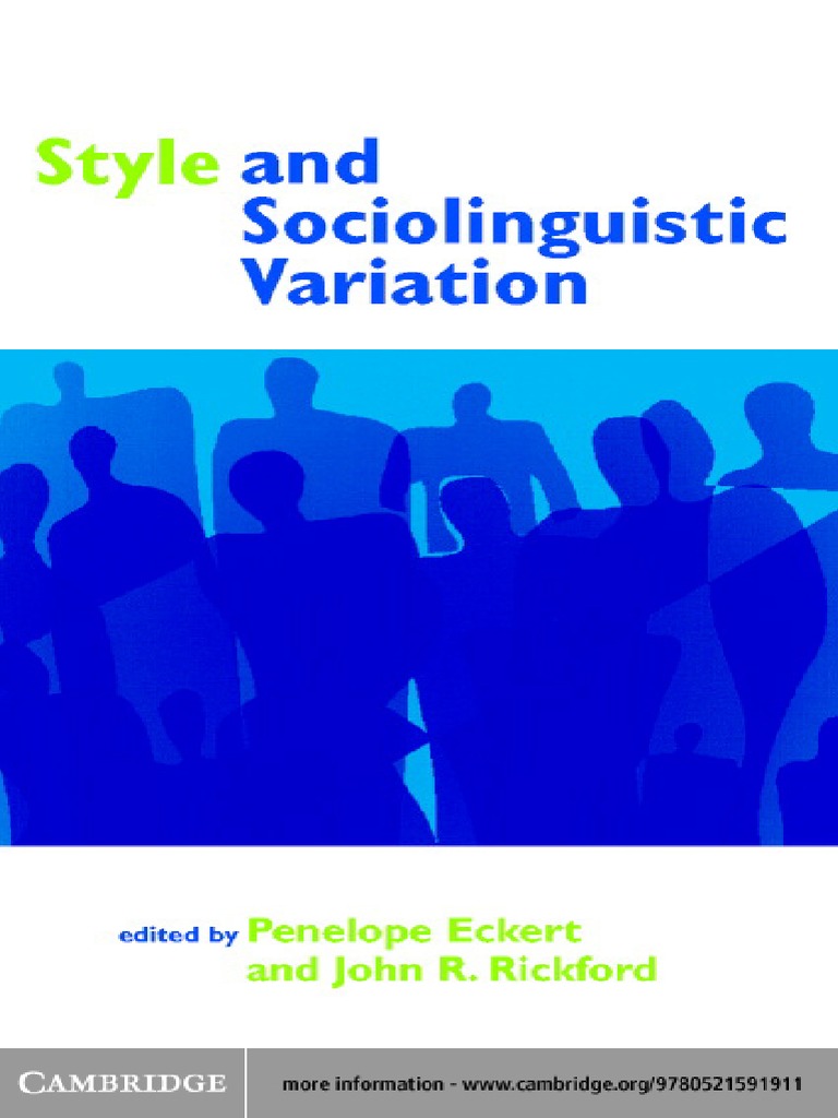 Style and Sociolinguistics | PDF | Sociolinguistics | Linguistics