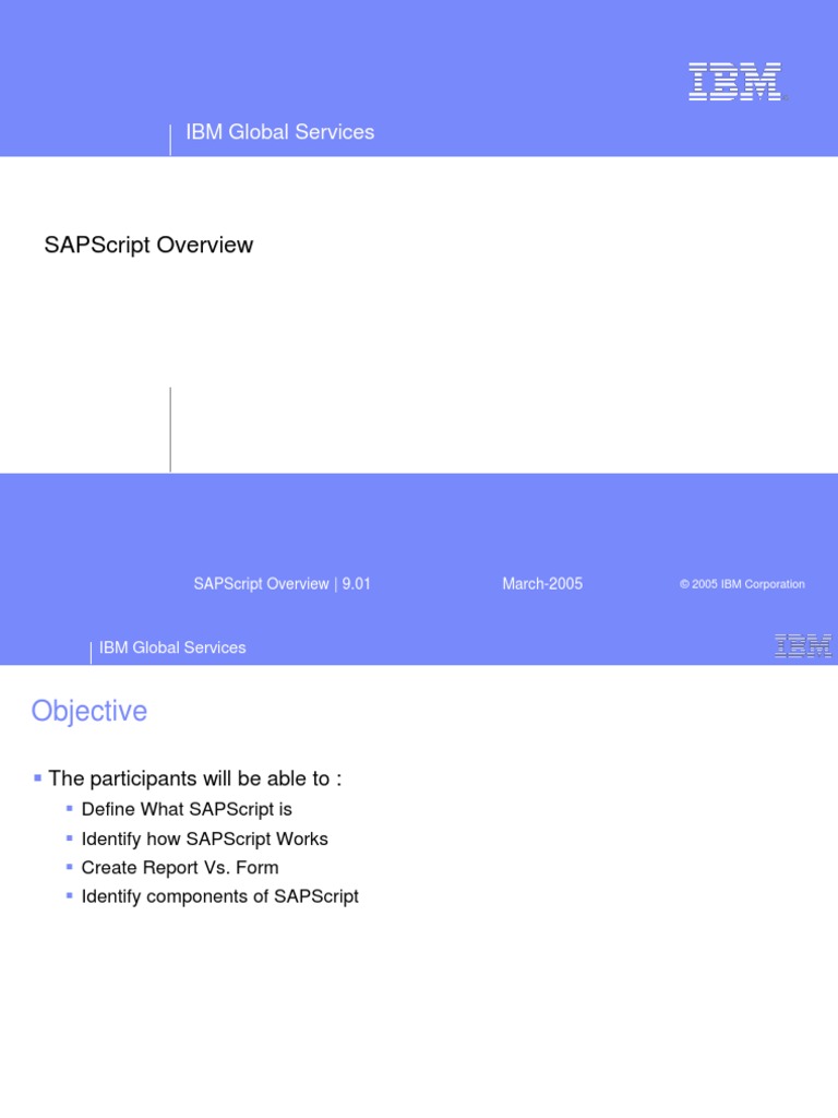 Chapter 01 - SAPScript Overview | PDF | Page Layout | Printer (Computing)