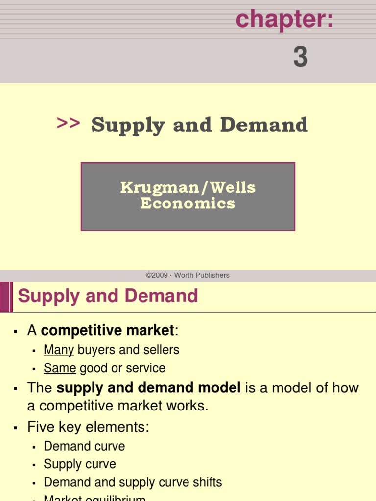 Supply and Demand: Krugman/Wells Economics | Download Free PDF | Supply ...