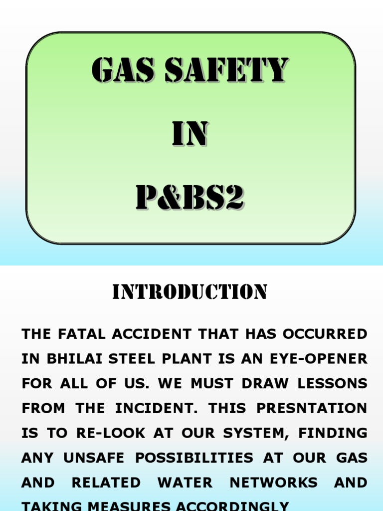 Gas Safety | PDF | Coke (Fuel) | Furnace