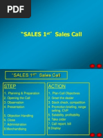 8 Steps of Call - PepsiCo | PDF | Merchandising | Business