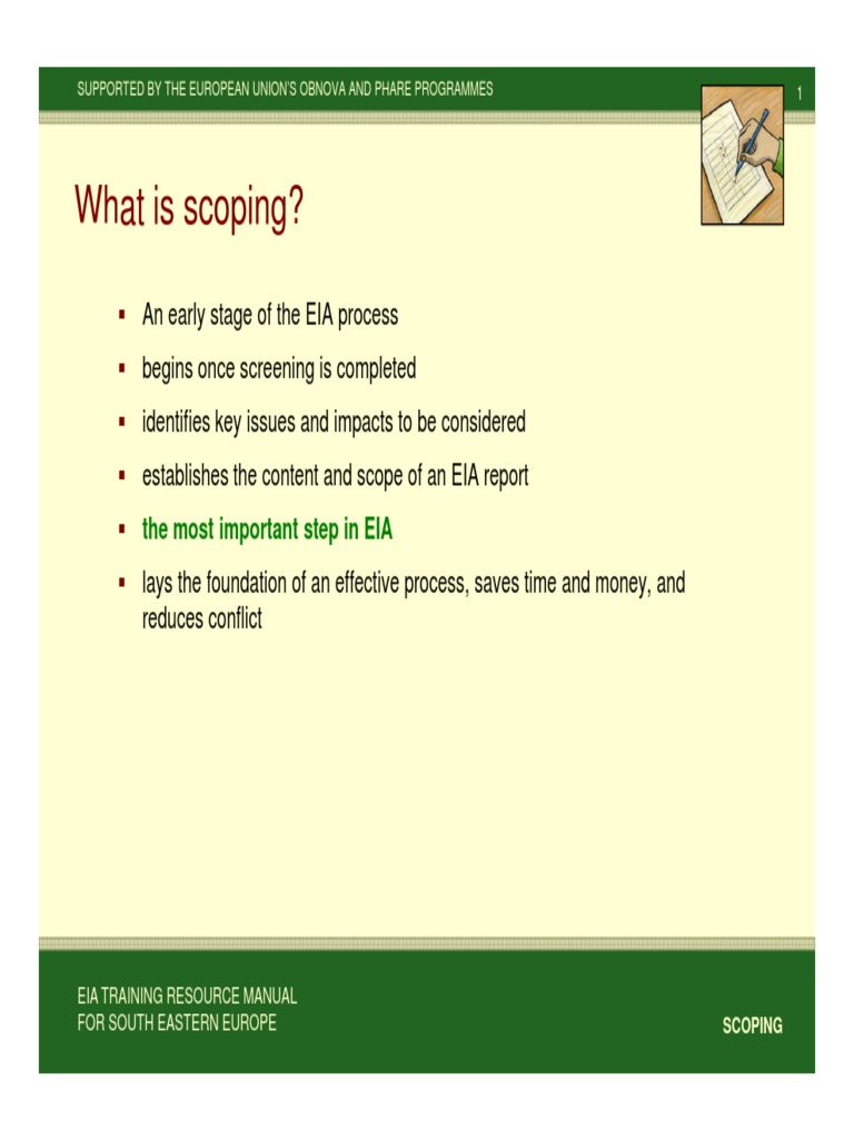 Scoping | PDF | Environmental Impact Assessment | Government