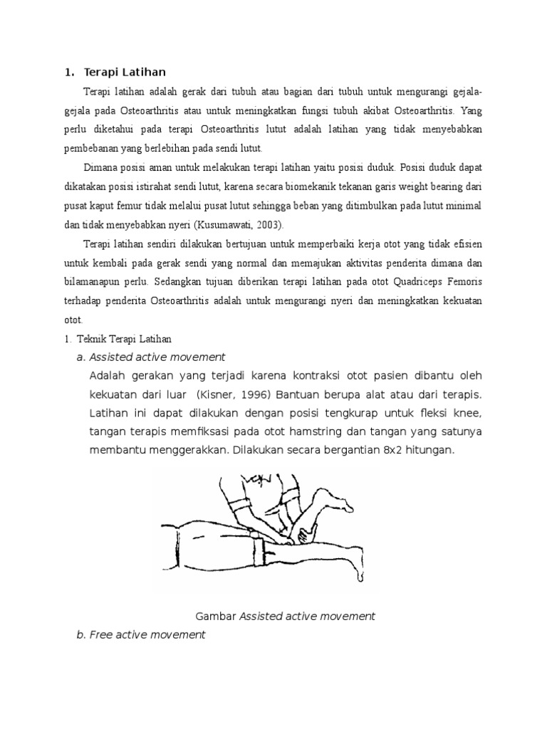 Terapi Latihan | PDF