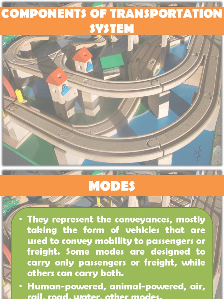 Components of Transportation System | PDF