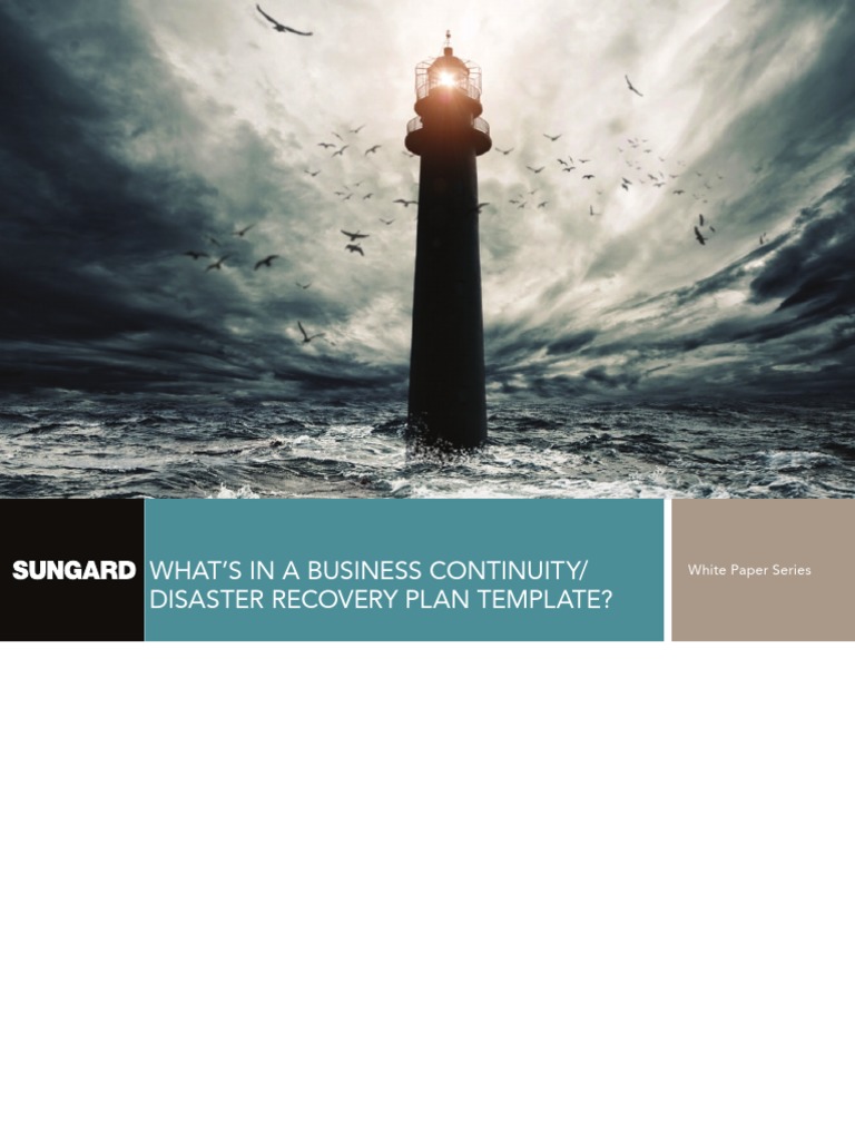 Disaster Recovery Plan Template | PDF | Business Continuity | Disaster ...