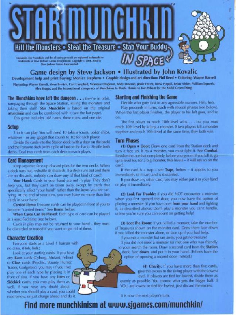 Steve Jackson Games - Star Munchkin | PDF