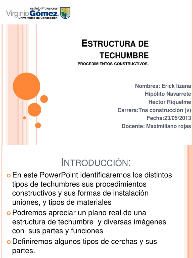 Estructuras de techumbre: tipos, materiales, partes y procedimientos ...