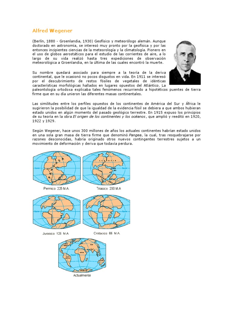 Alfred Wegener | PDF | Science | Ciencia (general)