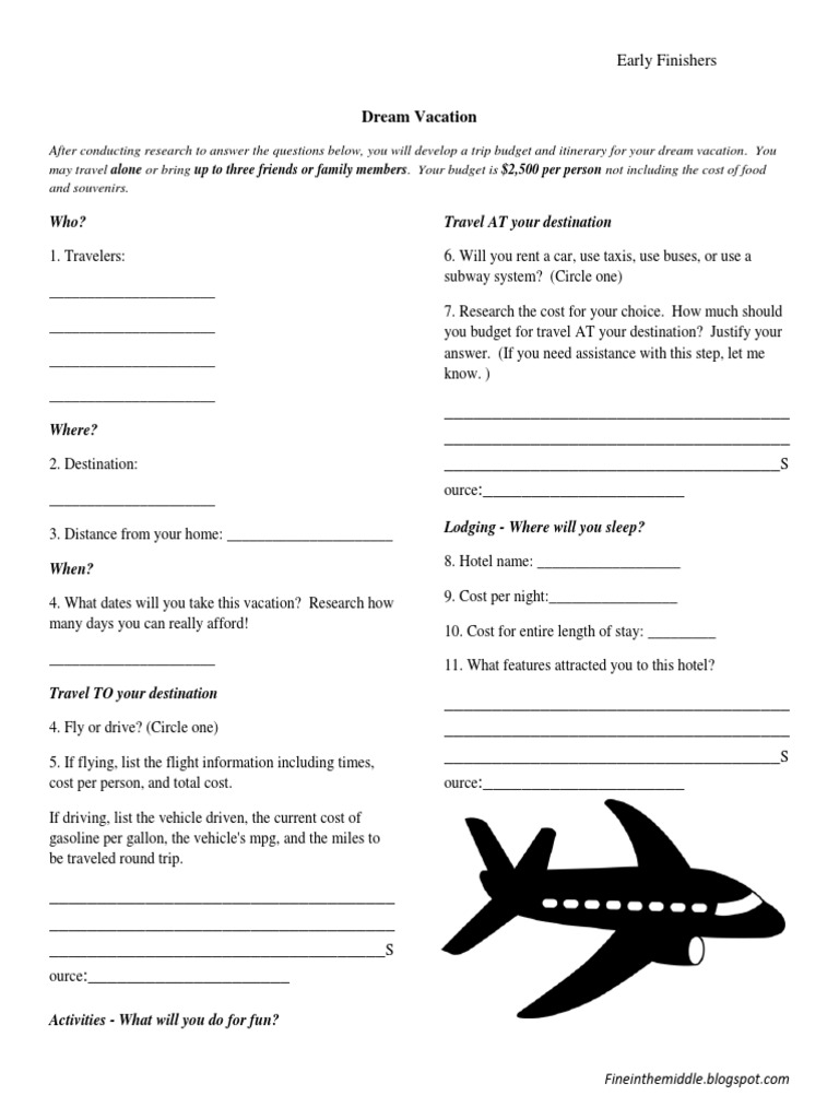 Dream Vacation Planning Guide | PDF
