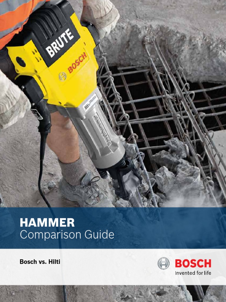 Bosch Vs Hilti Comparison Guide | Download Free PDF | Drilling | Hammer
