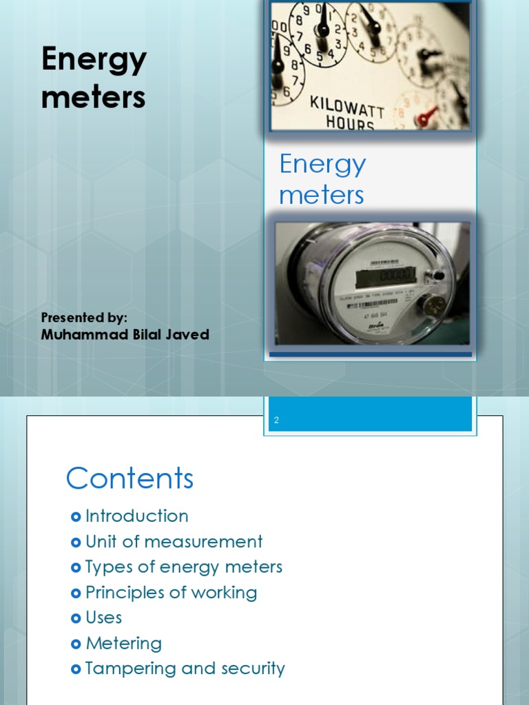 Energy Meters | PDF | Physics | Force