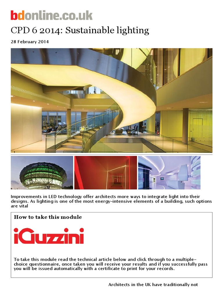 The Opportunities and Considerations of LED Lighting Design in Energy ...