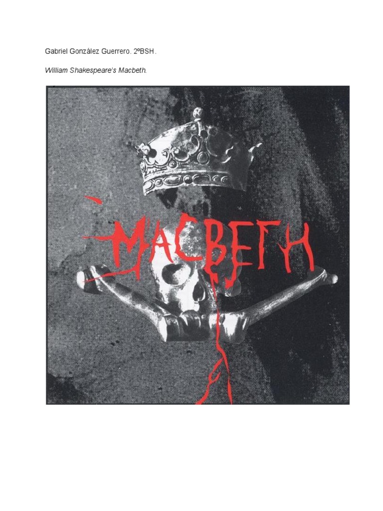 MACBETH.pdf | Macbeth | Tragedy Plays