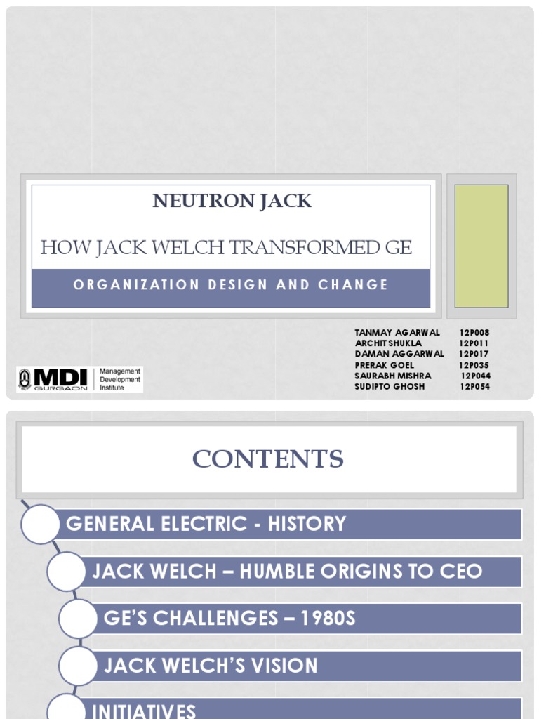 GE | PDF | General Electric | Leadership