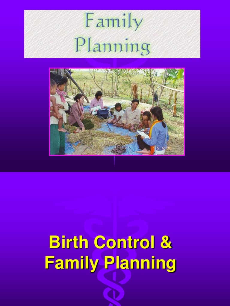 Lecture 1 Family Planning | PDF | Birth Control | Combined Oral ...